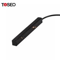 China Magnetic 4 Wire Recessed COB Track Light System DC 48V 3 Phase Spotlight Connector for sale