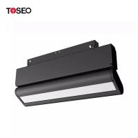 China Magnetic Track Light 15W DC48V Alu+PC Black 3000K-5700K Bridgelux LED for sale