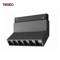 China IP20 48v Magnetic Led Track Light Adjustable Led Track Surface Mounted for sale