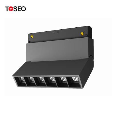 China IP20 48v Magnetic Led Track Light Adjustable Led Track Surface Mounted for sale