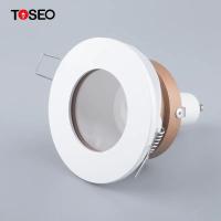 China GU10 Anti Glare Downlight 70mm Cut Out IP65 Hotel Ceiling Light Fixture for sale