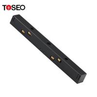 China 4 Wire Magnetic Track Light Connector 48V DC Recessed COB LED Spotlight Adaptor 3 Phase for sale