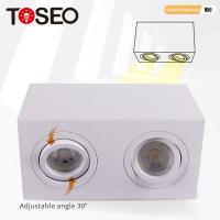 China RoHS LED Ceiling Spotlights Surface Mounted Indoor Led Twin Head Spotlights for sale