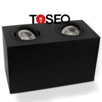 China RoHS LED Ceiling Spotlights Surface Mounted Indoor Led Twin Head Spotlights for sale