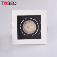 China Die Cast Aluminum Fireproof COB LED Downlight 10W 220-240V Recessed Square Spot Light for sale