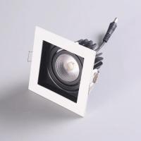 China Die Cast Aluminum Fireproof COB LED Downlight 10W 220-240V Recessed Square Spot Light for sale