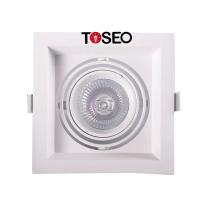 China IP20 Recessed Downlight Fixtures Indoor Cob Die Casting D Adjust Down Lights for sale