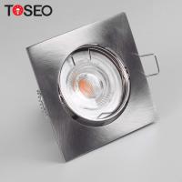 China Fixed Aluminum GU10 Downlight Fitting Square LED Recessed Downlight Fixtures for sale