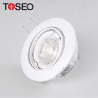 China Die Casting Aluminum Gu10 Recessed Downlights Fitting Adjustable Round for sale