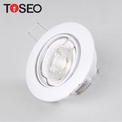China Die Casting Aluminum Gu10 Recessed Downlights Fitting Adjustable Round for sale
