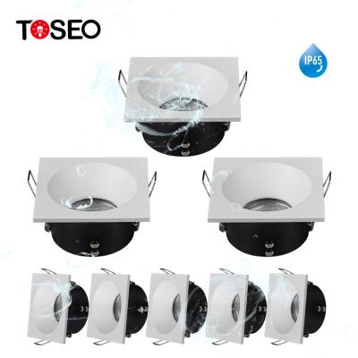 China Die Cast Recessed Gu10 Downlight Fitting Spotlight Housing Frames Recessed Water Proof for sale