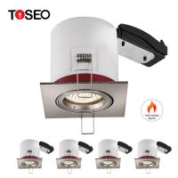 China 35W GU10 Recessed Downlight Fireproof Ceiling Light 90mm Cutout Die Cast Aluminum for sale