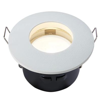 China Die Cast Aluminum IP65 Waterproof Recessed Downlight 83mm 7W GU10 Bathroom Light for sale