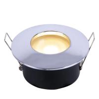 China Die Cast Aluminum IP65 Waterproof Recessed Downlight 83mm 7W GU10 Bathroom Light for sale