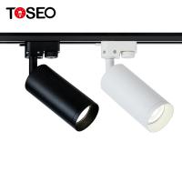 China Hotel Ceiling Mounted Track Light Pure Aluminium GU10 60x130mm Adjustable Spotlight for sale