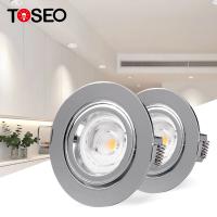 China Die Cast Aluminum GU10 Recessed Downlight 80mm Cutout 220-240V Adjustable Ceiling Light for sale