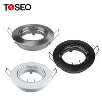 China Die Cast Aluminum Recessed GU10 Downlight 84mm Adjustable Angle 240V for sale