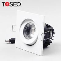 China Customized Fire Rated Recessed LED Downlight 10W 220V Square COB Spotlight for sale