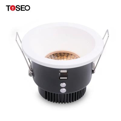 China Die Cast Aluminum Round Ceiling Spotlight 11W 38 Beam Angle Recessed LED Downlight for sale
