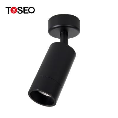 China Aluminium Cylinder Adjustable GU10 Surface Mounted Downlight 54x100mm 220-240V for sale