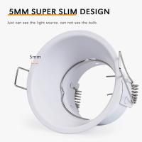 China Indoor Led Recessed Downlight Fitting GU5.3 72mm Adjustable Led Spot Downlights for sale