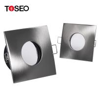 China Square Dimmable Recessed Downlight 84x84mm GU10 High CRI80+ Die Cast Aluminum for sale