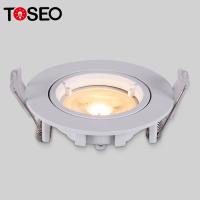 China Dimmable Fire Rated LED Downlight 85mm IP65 50000H High CRI 80 Aluminum Recessed Ceiling Light for sale