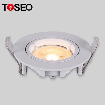 China Dimmable Fire Rated LED Downlight 85mm IP65 50000H High CRI 80 Aluminum Recessed Ceiling Light for sale
