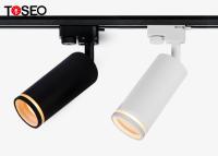 China Restaurant Ceiling Mount Track Lighting , GU10 Black Ceiling Track Lights 7w for sale