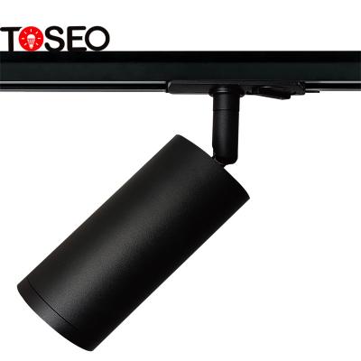 China 240V Surface Mounted LED Track Lighting 60x130mm Pure Aluminum Gallery Spot Light for sale