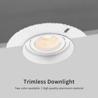 China IP20 80mm Cutting Trimless Adjustable LED Downlight 220-240V GU10 GU5.3 for sale