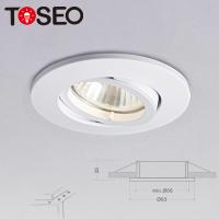 China 83mm Recessed LED Downlight Adjustable Die Cast Aluminum GU10 220V 2 Years Warranty for sale