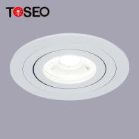 China MR16 Adjustable GU10 Downlight Fitting 80mm Cut Out Diameter For Shop for sale