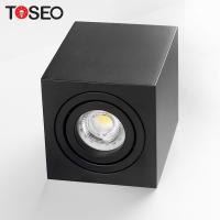 China Ra90 6W Surface Mount Adjustable Downlight GU10 Black Pure Aluminium for sale