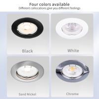 China GU10 Shallow Recessed  Downlights For Office Exhibition cutting 63mm for sale