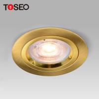 China Die Cast Aluminum Recessed Downlight 70mm Cut Out 12V 220V 240V GU5.3 GU10 2 Year Warranty for sale