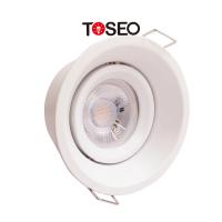 China White IP65 GU10 LED Downlight 85mm Cut Out Die Cast Aluminum Anti Glare for sale