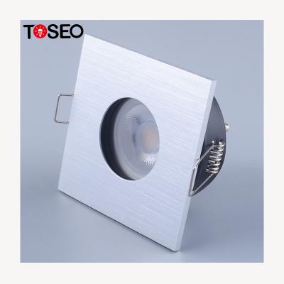 China IP65 Waterproof Bathroom Ceiling Spotlight 84x84mm AC 220-240V Anti Glare LED Downlight for sale