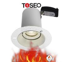 China Fireproof Round GU10 Fire Rated Trimless Downlights For Living Room for sale