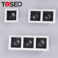 China Living Room Square Recessed LED Downlights 100mm RoHS Certified for sale