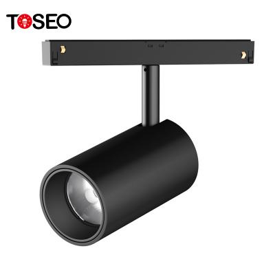China 48V 15W Adjustable Magnetic Track Lights Directional Track Spotlight for sale