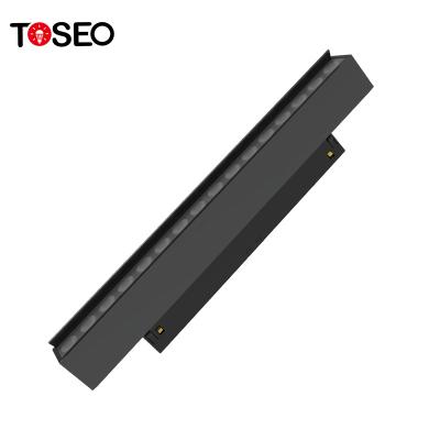 China 9W 12W Magnetic LED Track Lighting 4000K , Black 48V Surface Mounted LED Spotlight for sale
