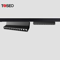 China 48V Magnetic Track Light 15W 60LM/W Black Living Room LED with 3 Year Warranty for sale