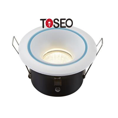 China Indoor IP65 Bathroom Downlights Trim Cover Changeable LED Recessed Downlights for sale