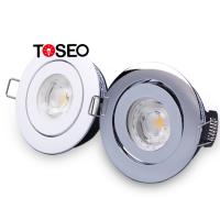 China Die Cast Aluminum 90mm Adjustable GU10 Recessed Downlight 50000H Life Span for sale