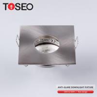 China 82mm Recessed Anti Glare LED Downlight GU10 Square Fixture AC 220-240V for sale
