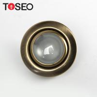 China 12V 2-3W G4 Round Recessed LED Downlight 75mm Mini Cabinet Light Golden Brass for sale