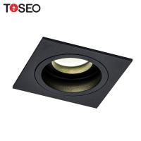 China IP20 Anti Glare MR16 Recessed Downlight 92x92mm 12V 220V-240V Die Cast Aluminum for sale
