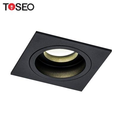 China IP20 Anti Glare MR16 Recessed Downlight 92x92mm 12V 220V-240V Die Cast Aluminum for sale