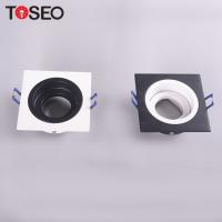 China IP20 Anti Glare MR16 Recessed Downlight 92x92mm 12V 220V-240V Die Cast Aluminum for sale